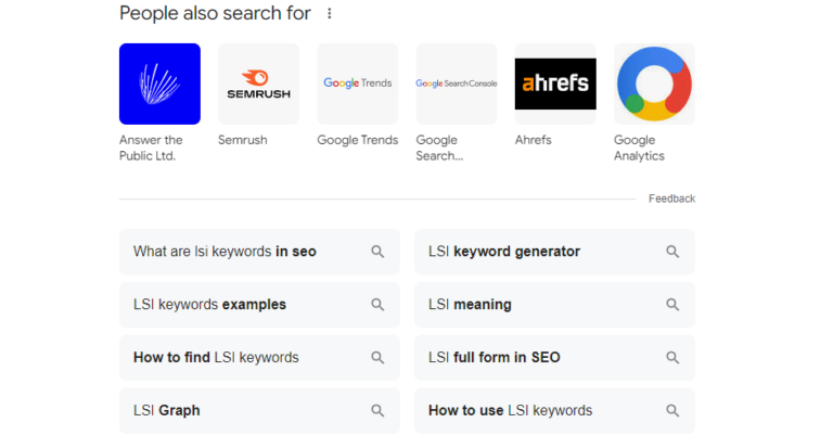 LSI Keywords: How to Find them